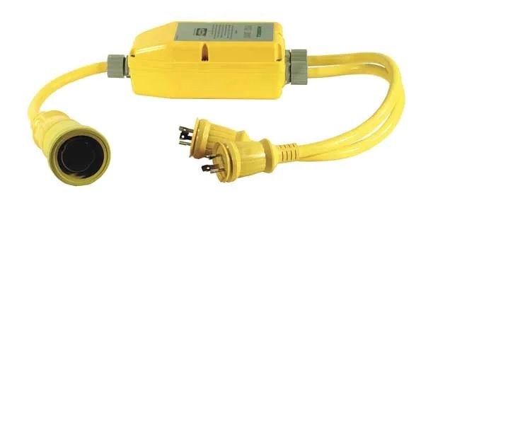 125v 30A x2 Male - 125/250v 50A Female Shore Power Adaptor – Amped Up ...