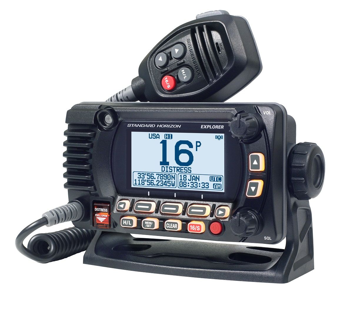 GX1850B Fixed Mount VHF Radio – Amped Up Marine
