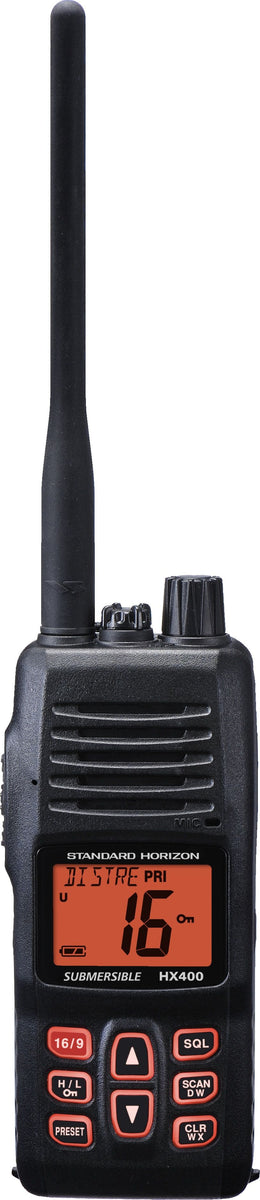 HX400 Handheld VHF Radio – Amped Up Marine